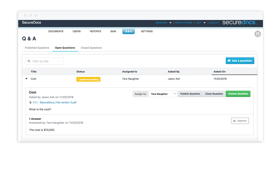 Virtual Deal Room & Deal Management | SecureDocs